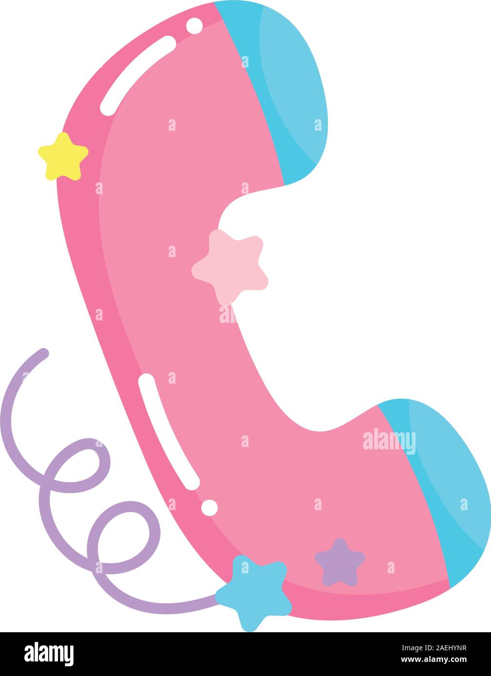 social networks cartoon telephone call icon vector illustration Stock ...