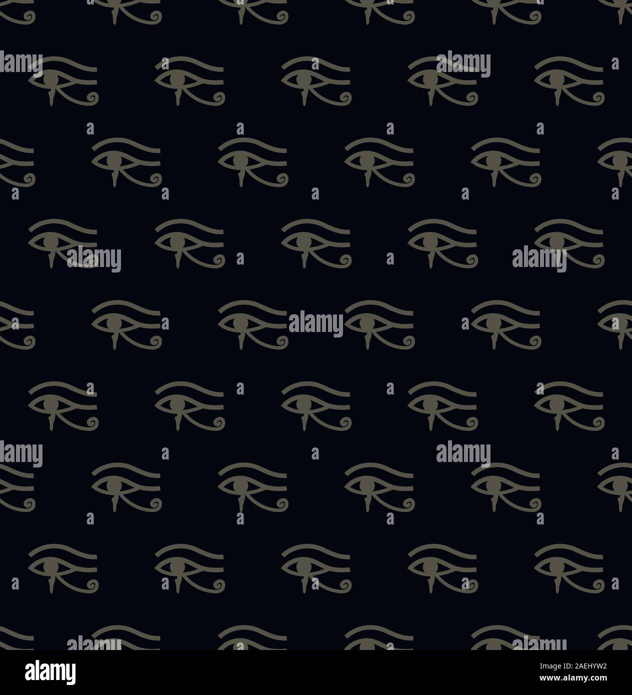 Egyptian eye seamless pattern. Modern repeating texture, endless ...