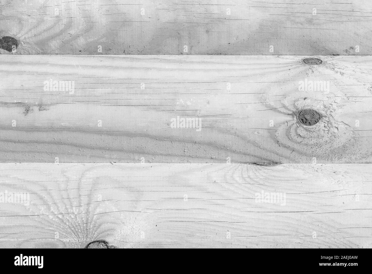 Wooden wall from white logs as a background texture. Monochrome Stock ...