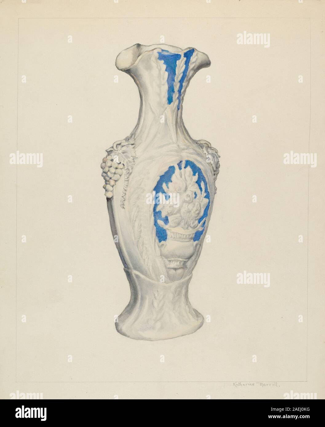 Katharine Merrill, Vase, c 1937 Vase; c. 1937 Stock Photo - Alamy