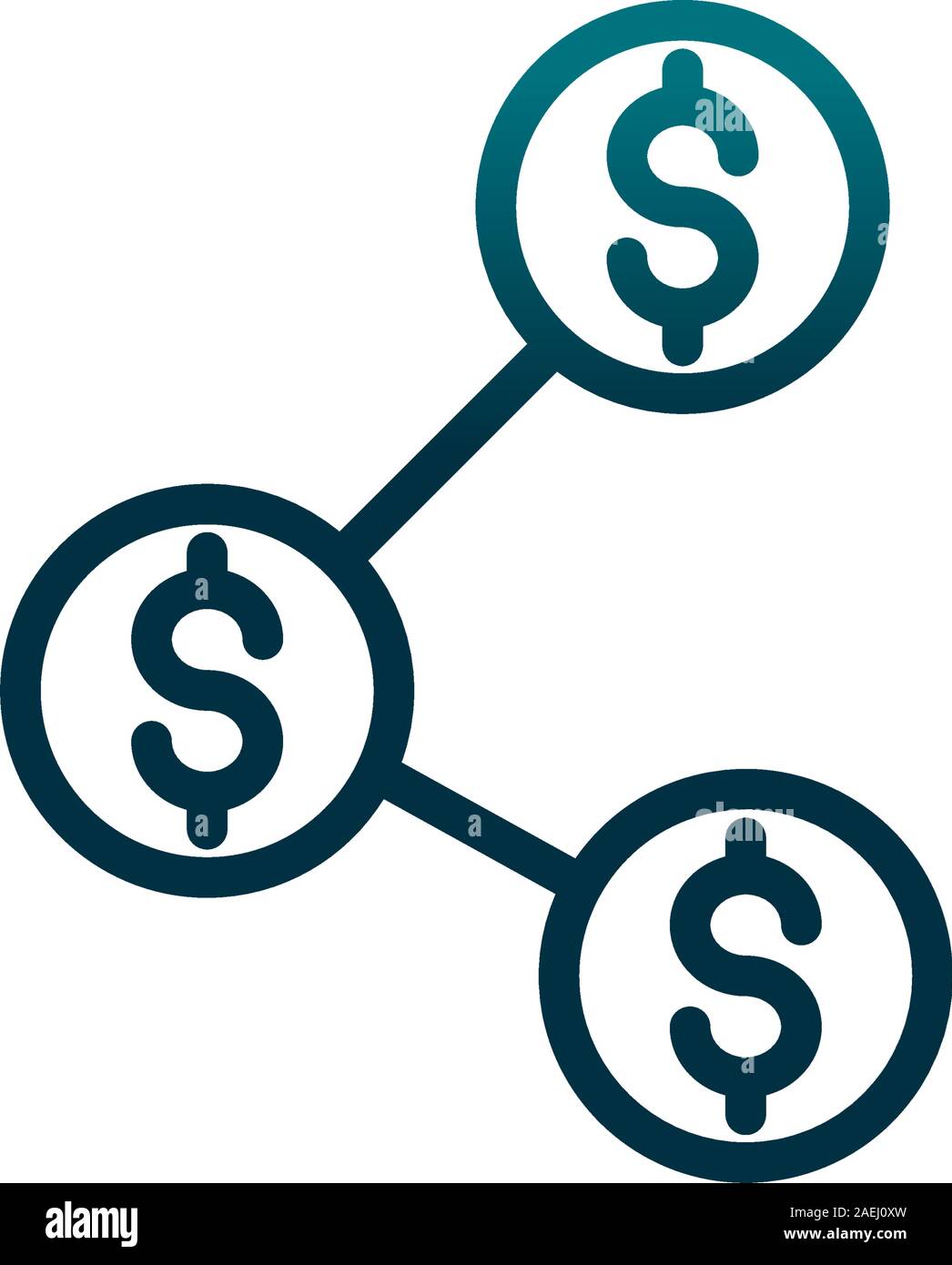 economy business money connection trade finance vector illustration ...