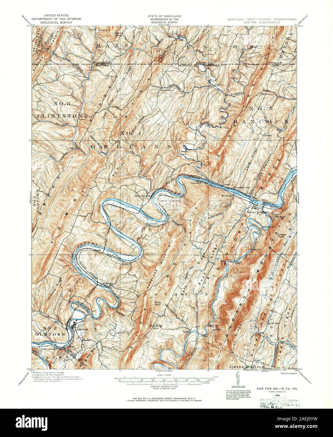 Map of paw paw Cut Out Stock Images & Pictures - Alamy