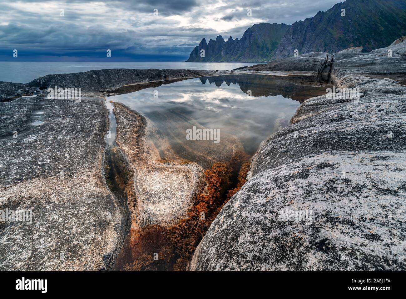 Senja norway devil's jaw hi-res stock photography and images - Alamy