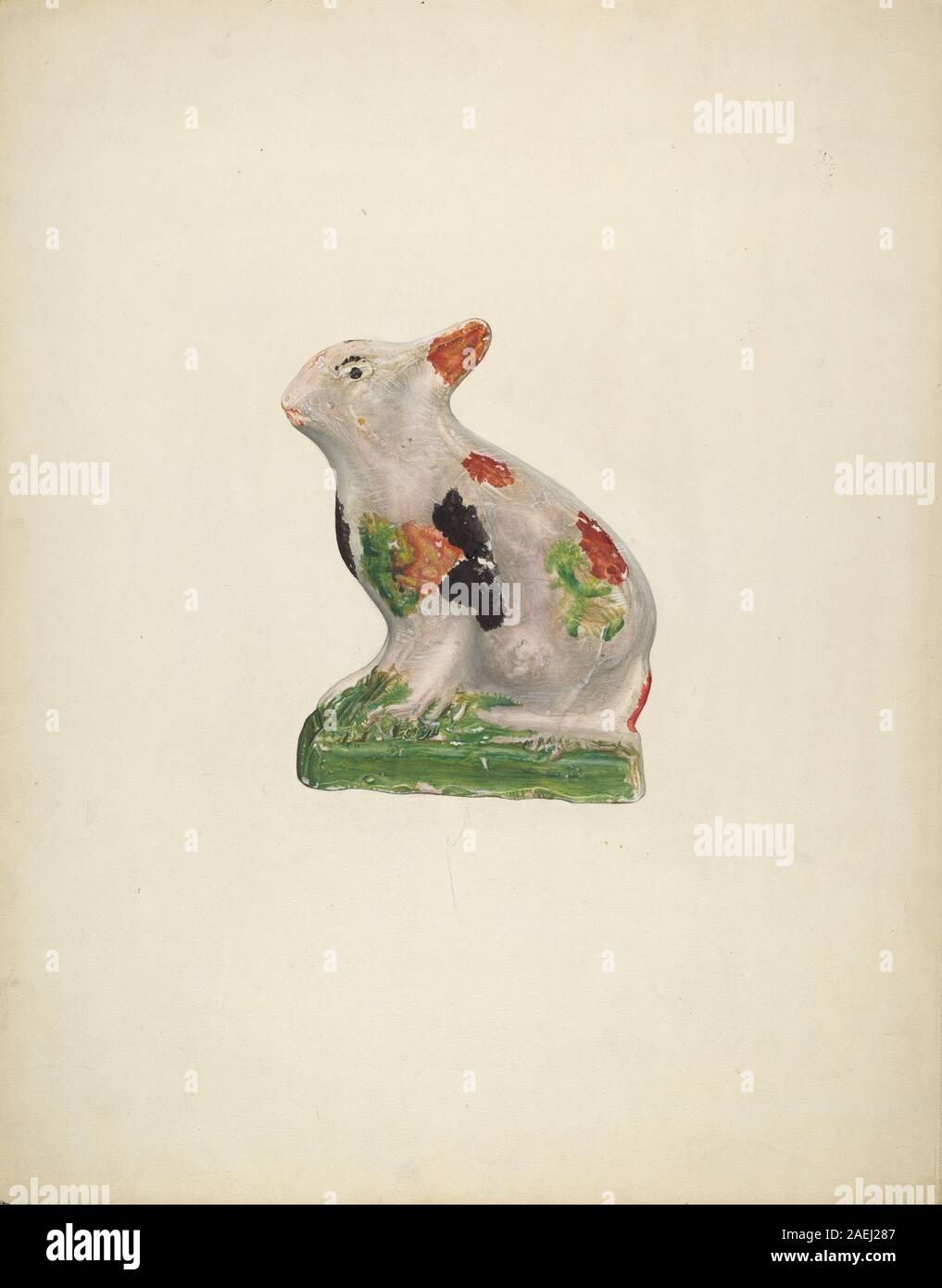 Laura Bilodeau, Chalkware Rabbit, c 1941 Chalkware Rabbit; c. 1941 ...