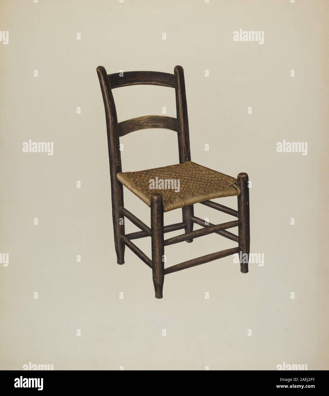 Laurette Gauthier, Cane Bottom Chair, c 1942 Cane Bottom Chair; c. 1942 ...