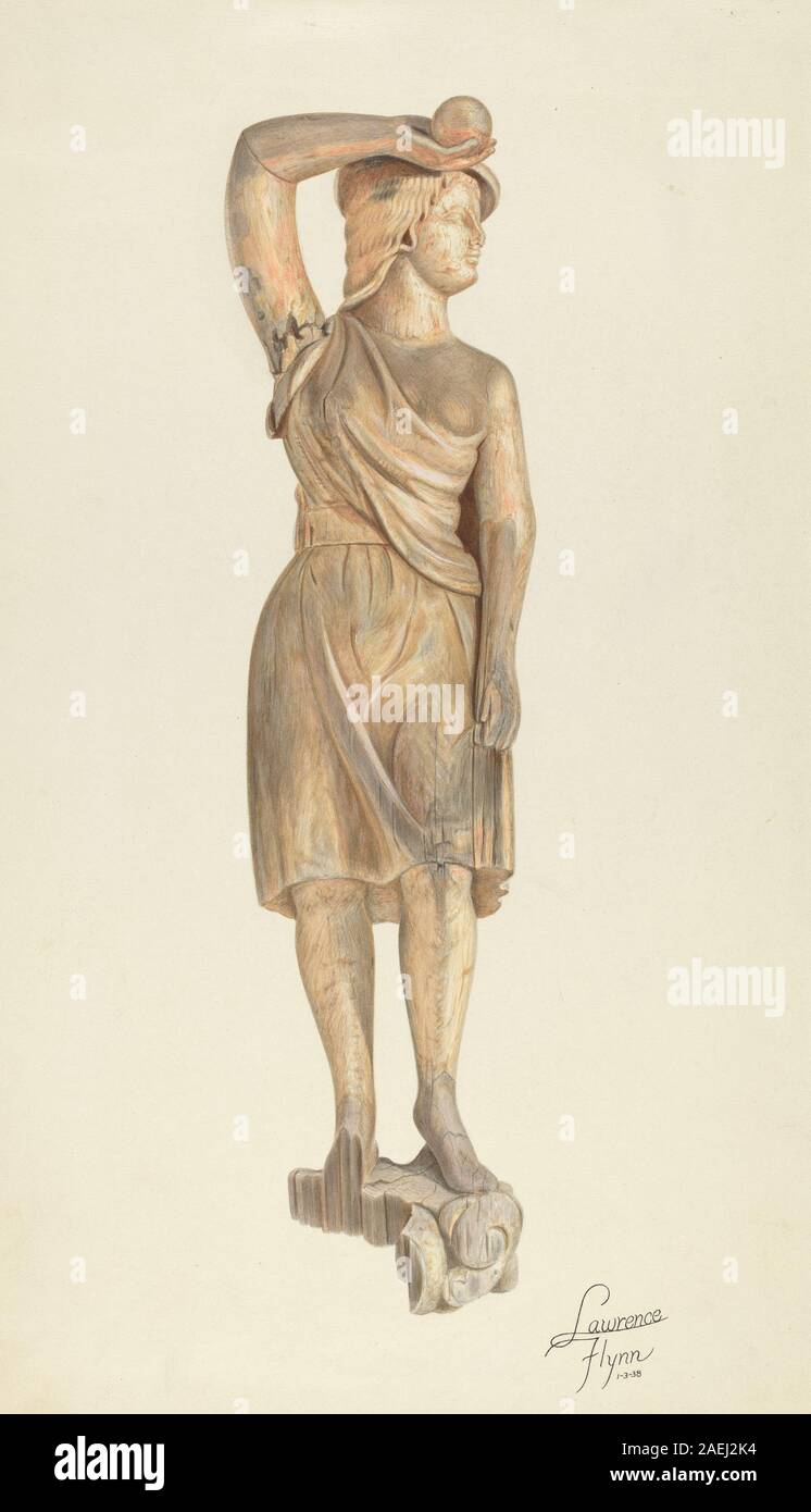 Lawrence Flynn, Circus Wagon Figure, 1938 Circus Wagon Figure; 1938date ...