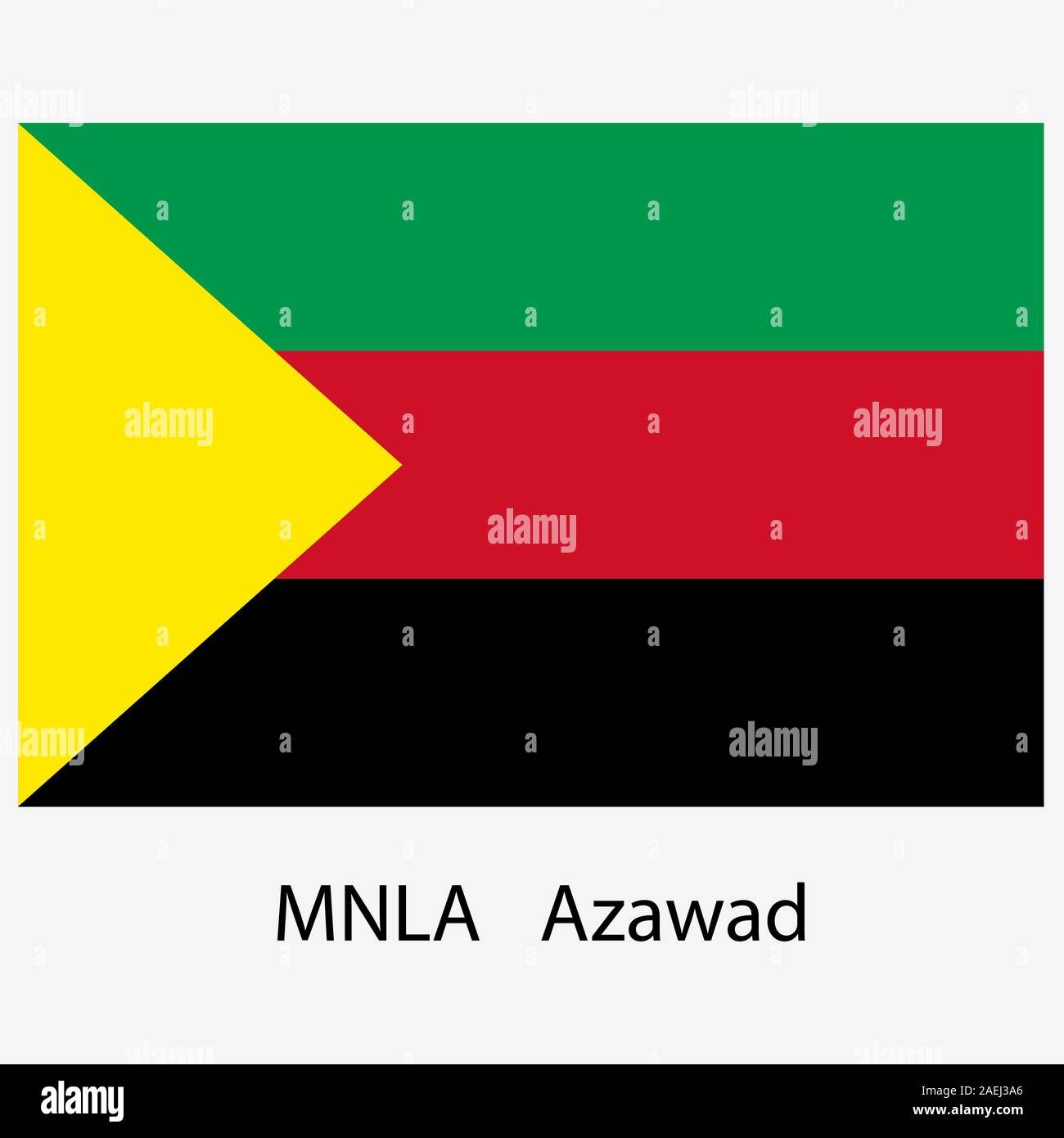 Azawad flag Stock Vector Images - Alamy