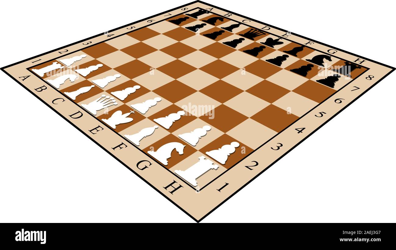Chess Board. Vector illustration Stock Vector Image & Art - Alamy