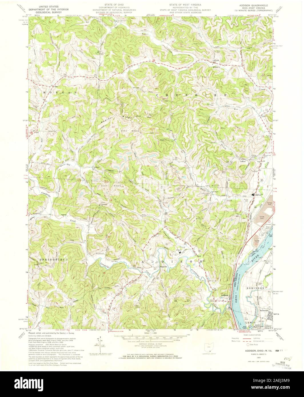 Map of addison Cut Out Stock Images & Pictures - Alamy