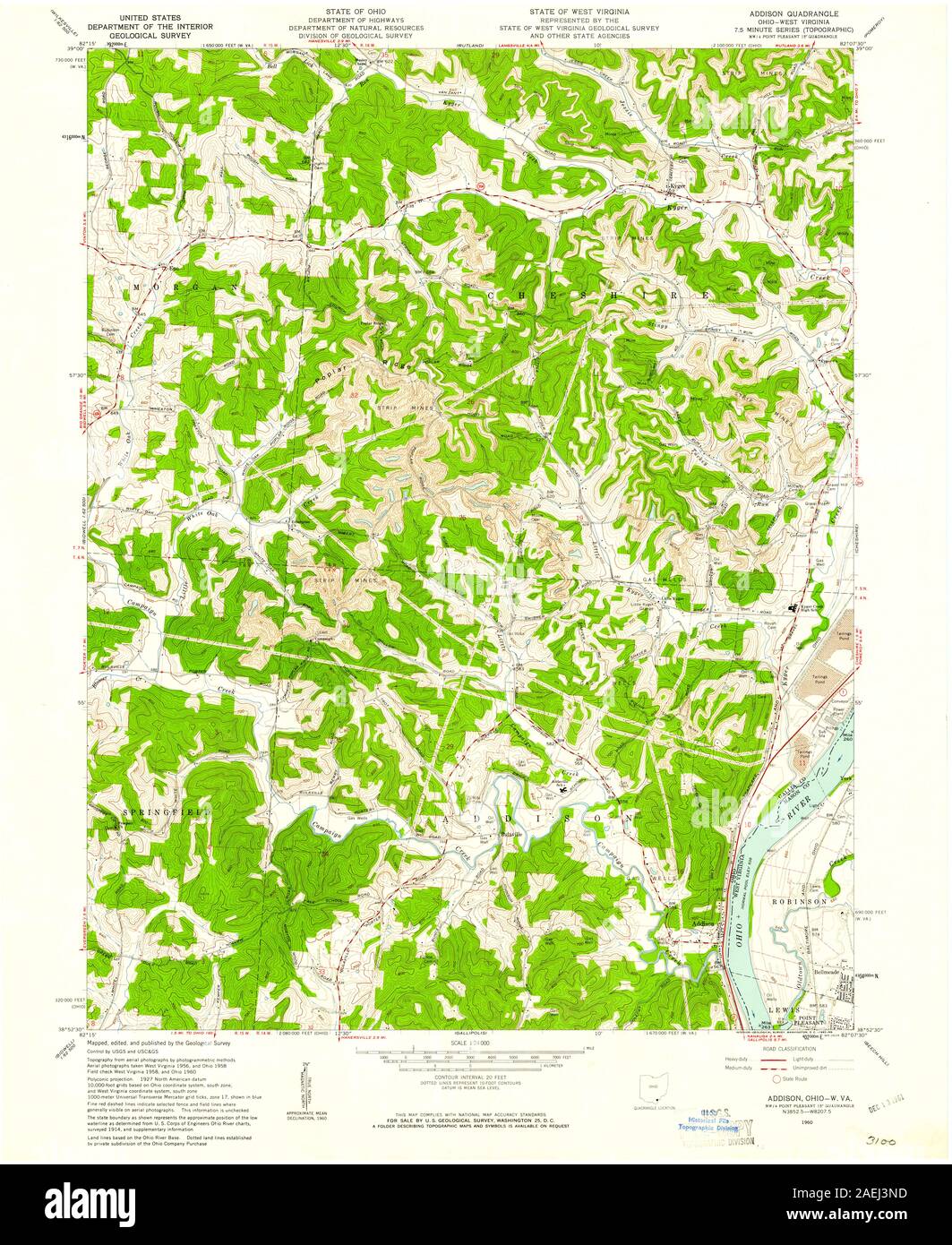 Map of addison Cut Out Stock Images & Pictures - Alamy