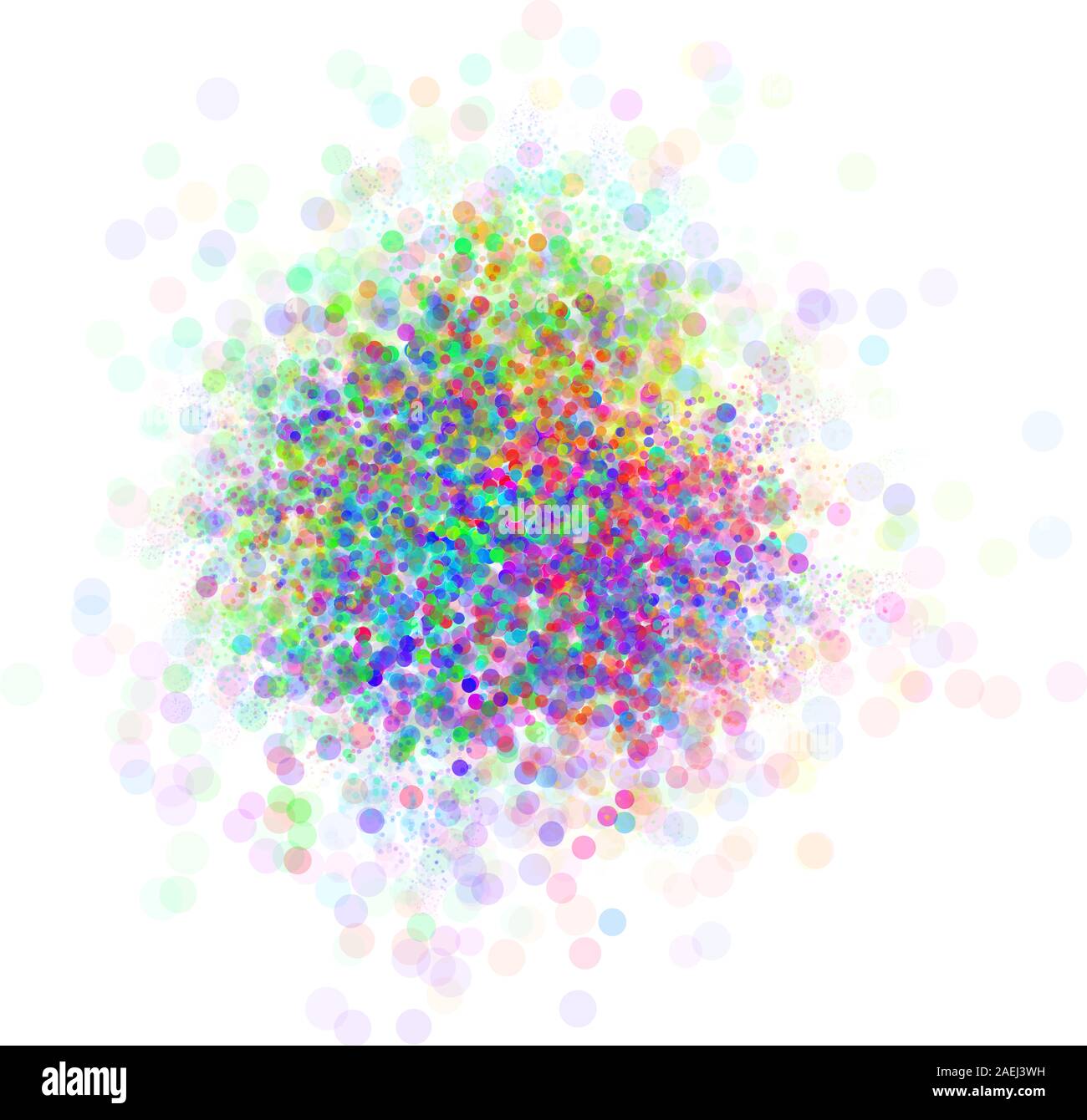 Colorful background with recursive abstract semitransparent elements ...