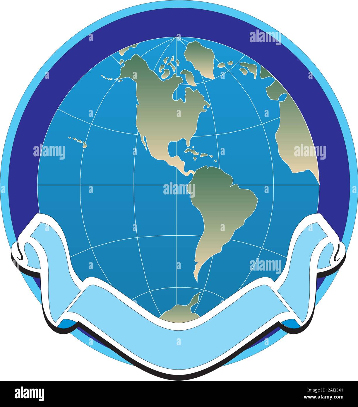 Abstract globe banner. Vector illustration Stock Vector Image & Art - Alamy