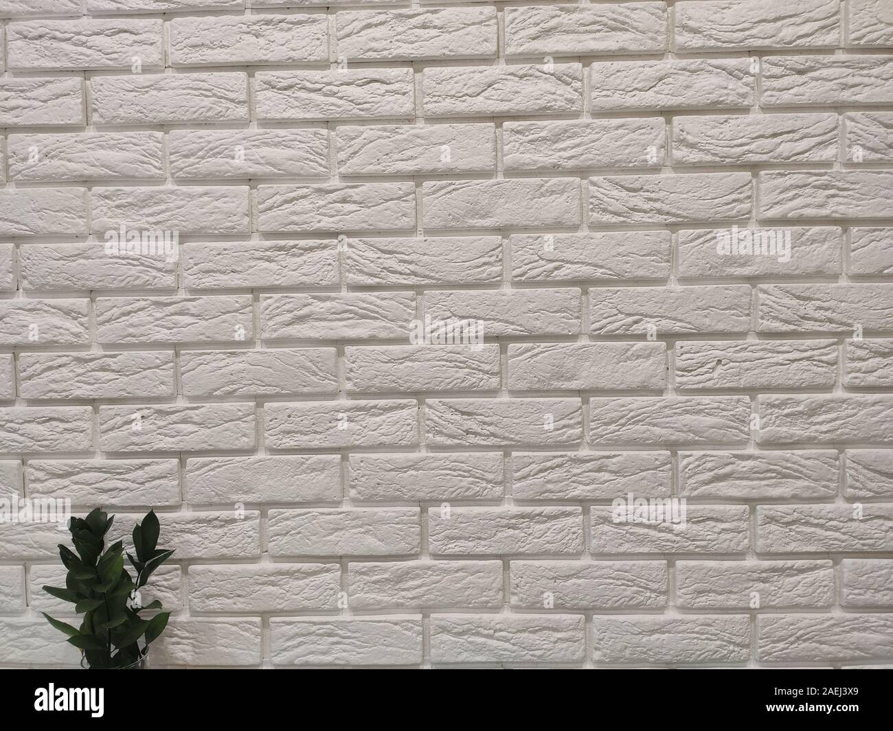 White Rustic Texture. Retro Whitewashed Old Brick Wall Surface. Vintage ...