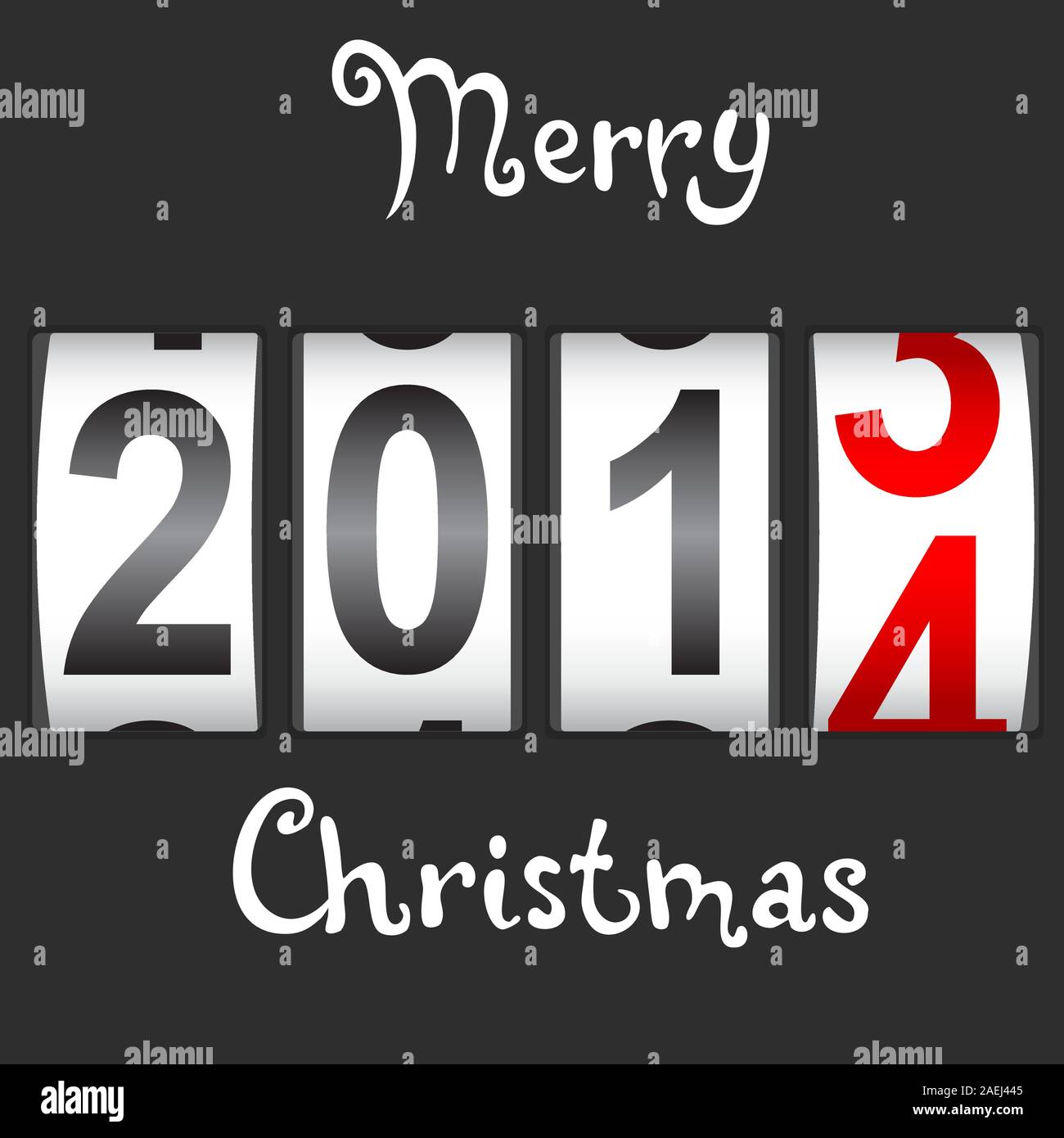 2014 New Year counter, vector Stock Vector Image & Art - Alamy