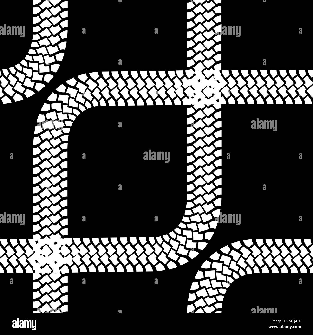 Seamless wallpaper tire tracks pattern illustration vector background ...