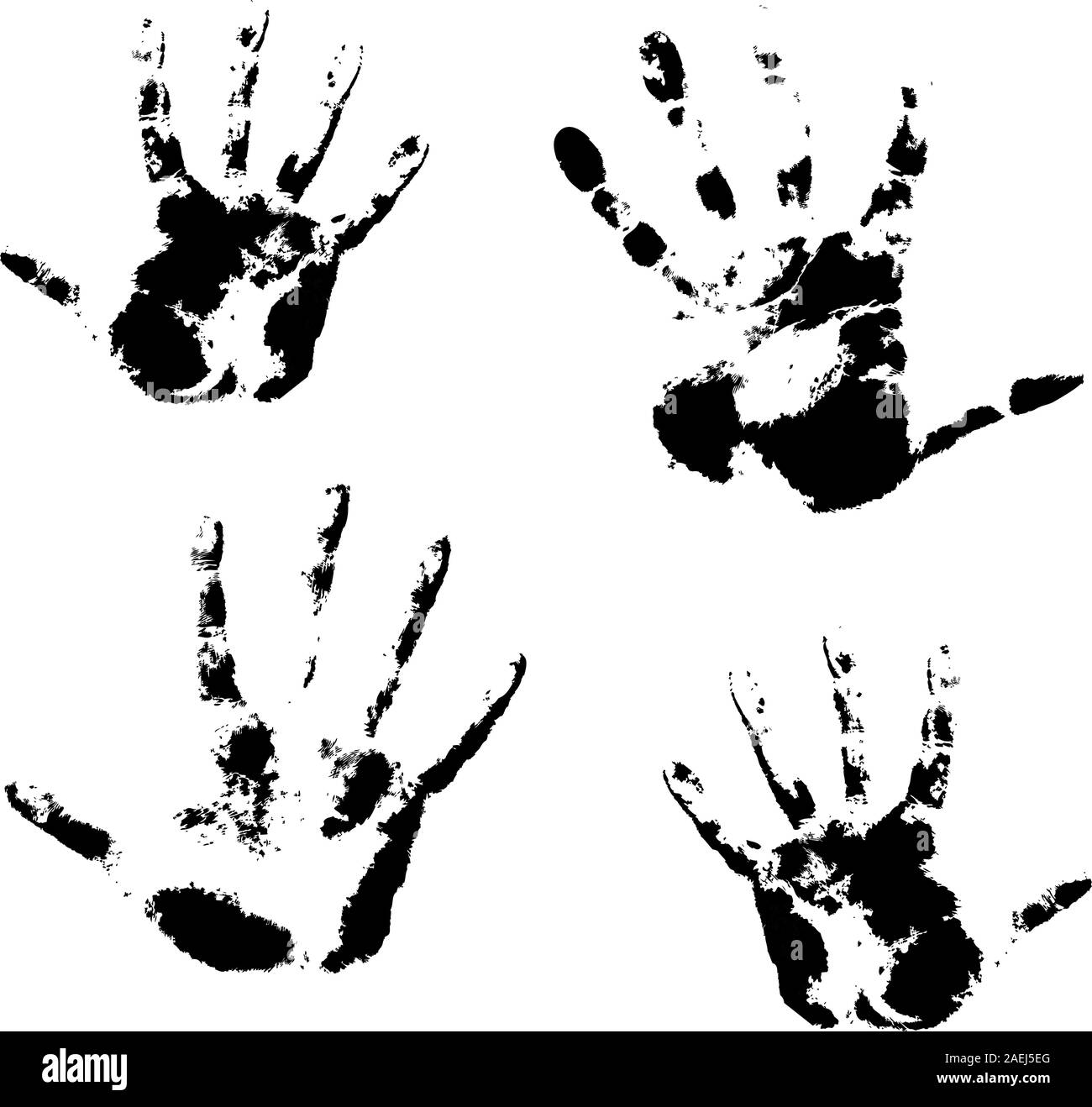 Texture handprint Stock Vector Images - Alamy