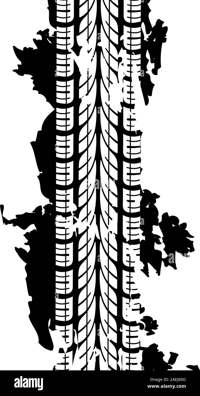 Abstract background tire prints, vector illustration Stock Vector Image ...