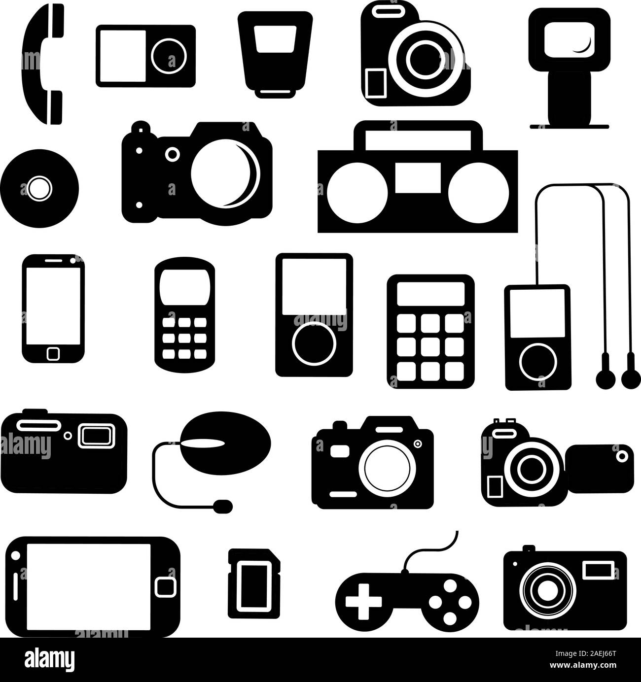 Gadgets Clipart Black And White