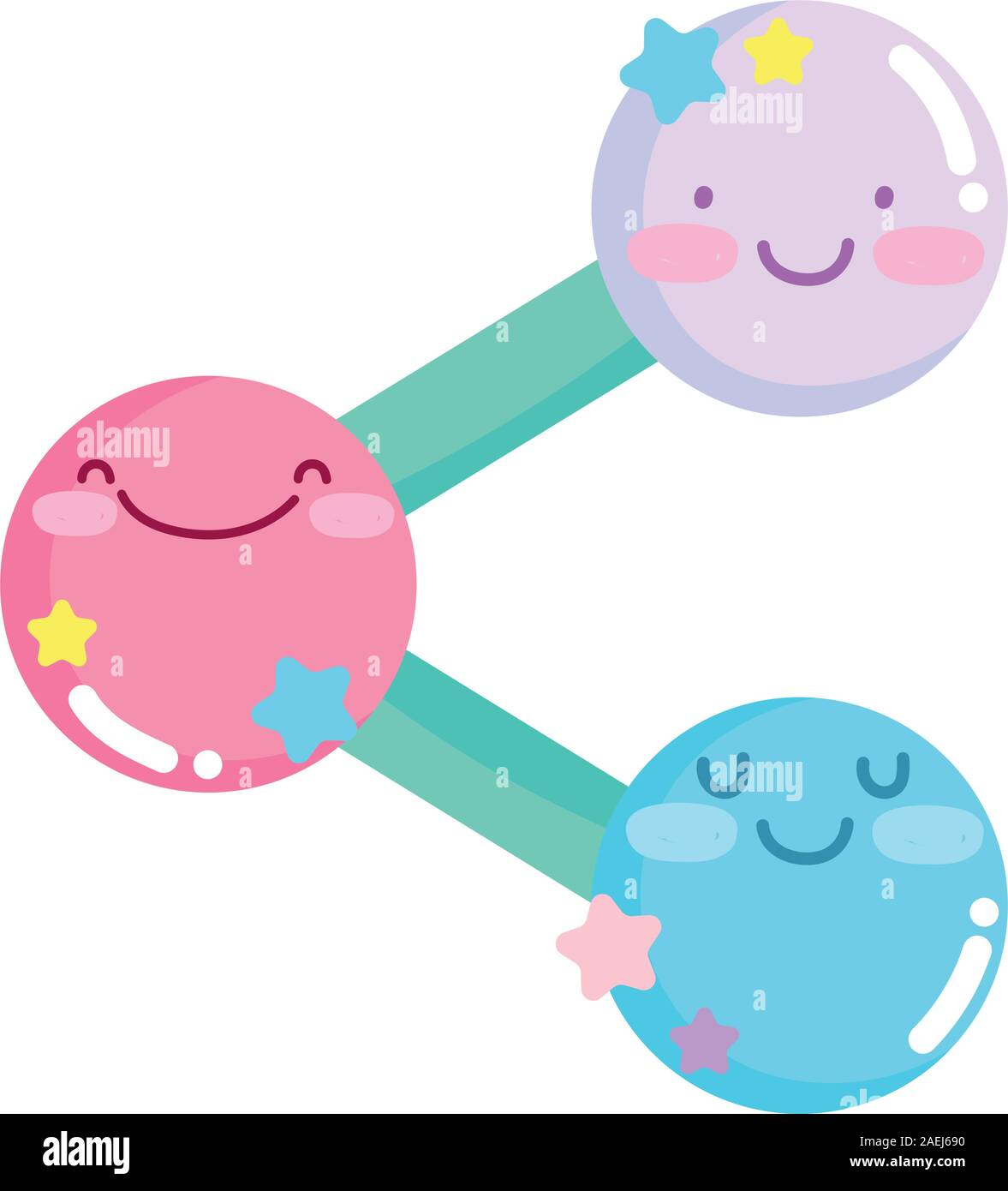 social networks cartoon content sharing icon vector illustration Stock ...