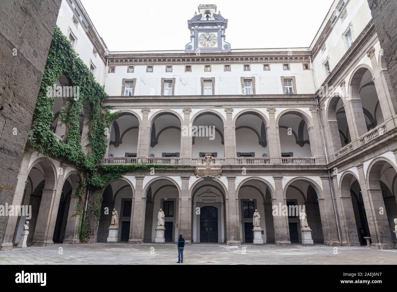 Naples university building hi-res stock photography and images - Alamy