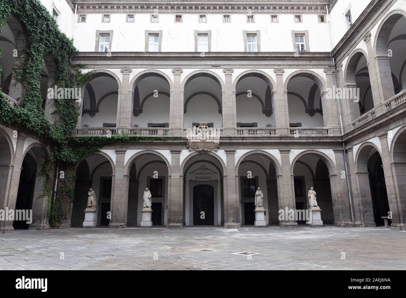 Naples university building hi-res stock photography and images - Alamy