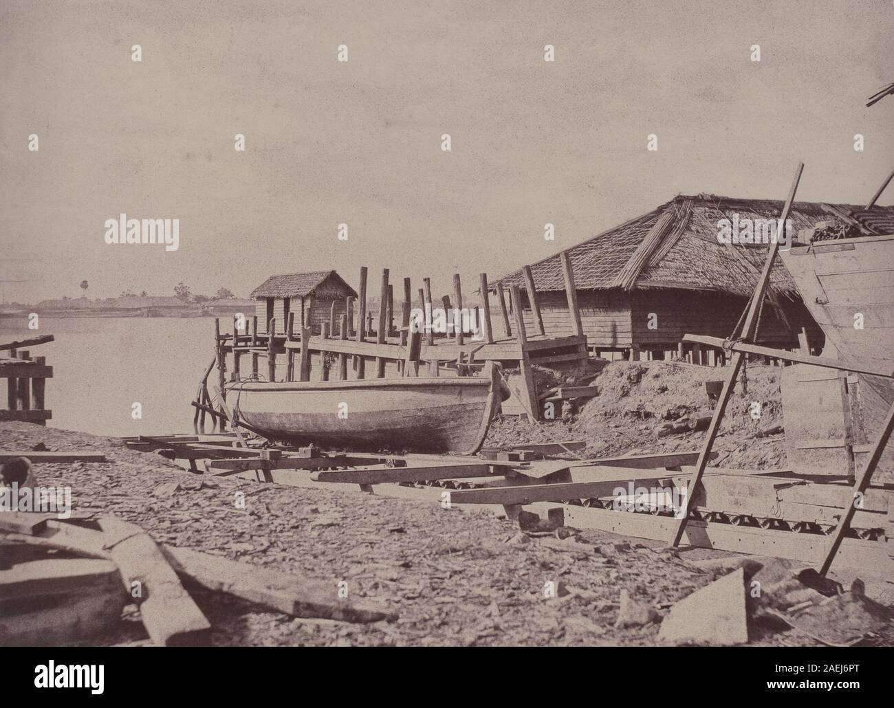 A photograph by Linnaeus Tripe taken in November 1855 showing the ...