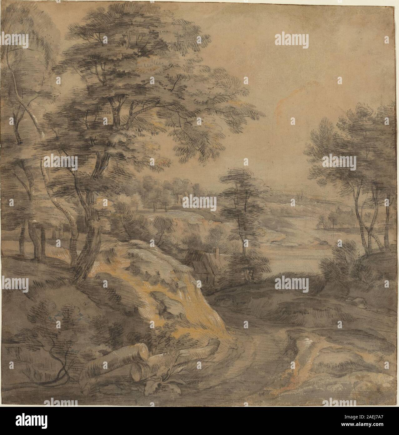 Landscape painting by Lodewijk de Vadder depicting natural scenery ...