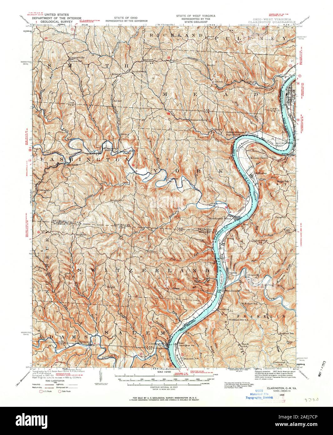 Clarington map hi-res stock photography and images - Alamy