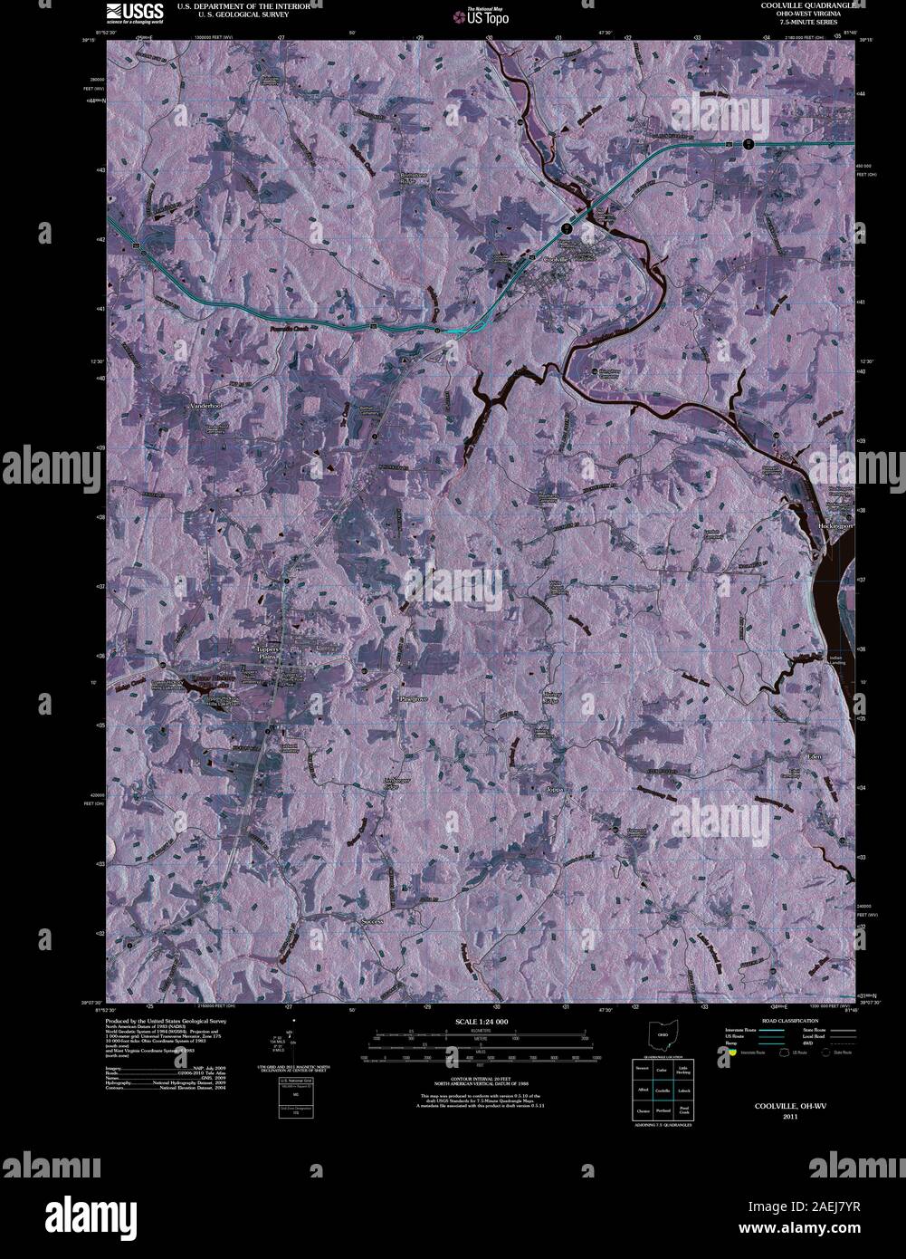 Coolville map hi-res stock photography and images - Alamy