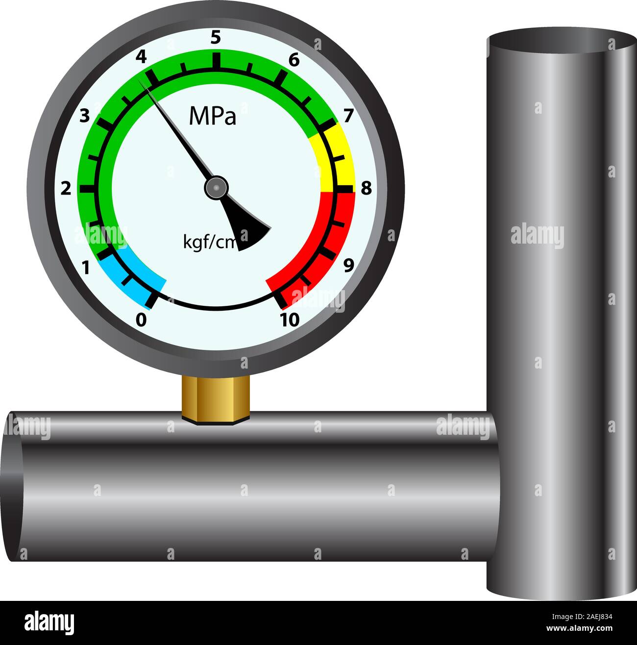 gas manometer isolated on white background Stock Vector Image & Art - Alamy