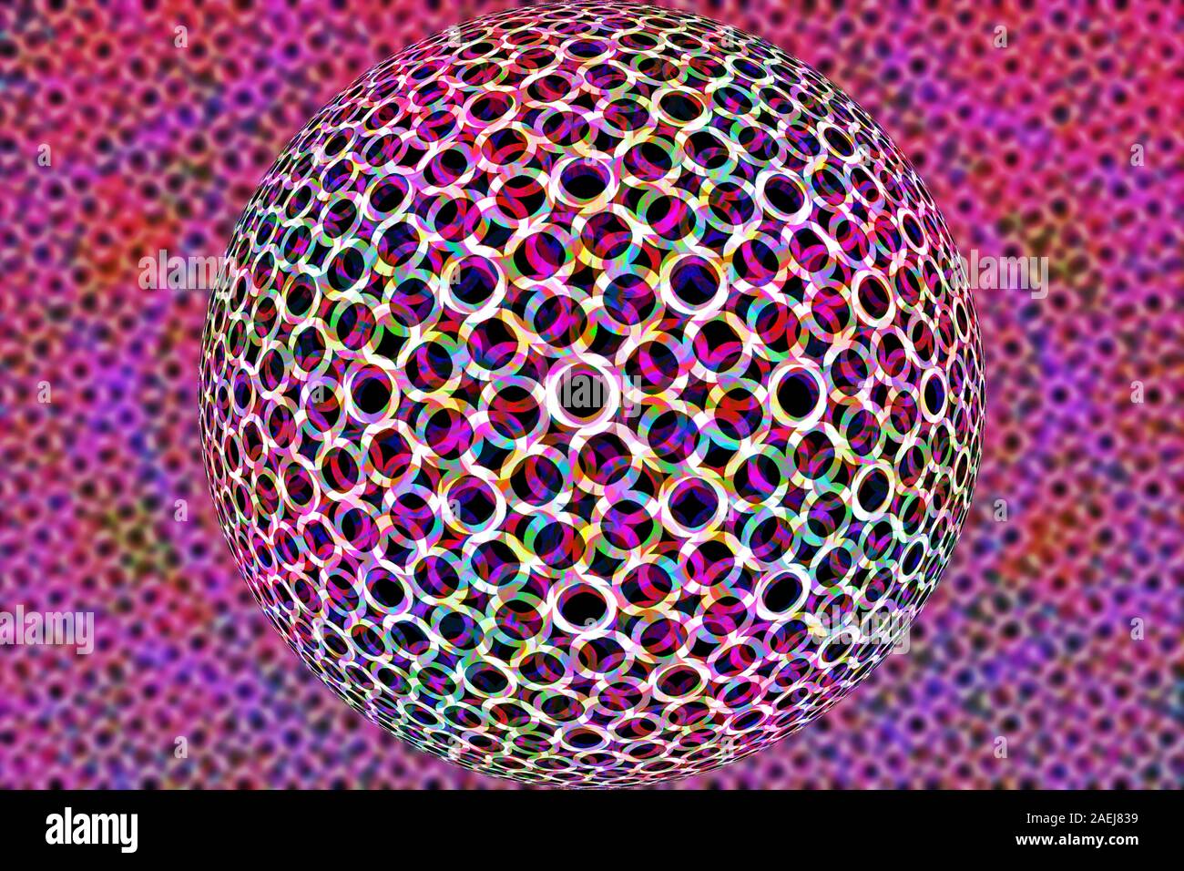 An abstract 3d sphere background image Stock Photo - Alamy