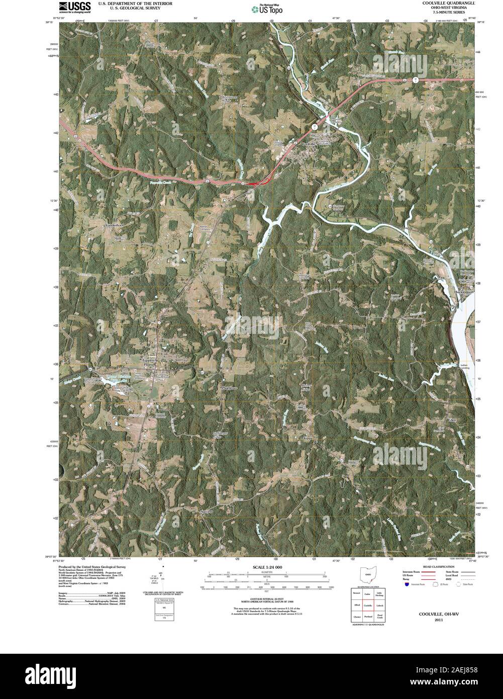 Map of coolville hi-res stock photography and images - Alamy