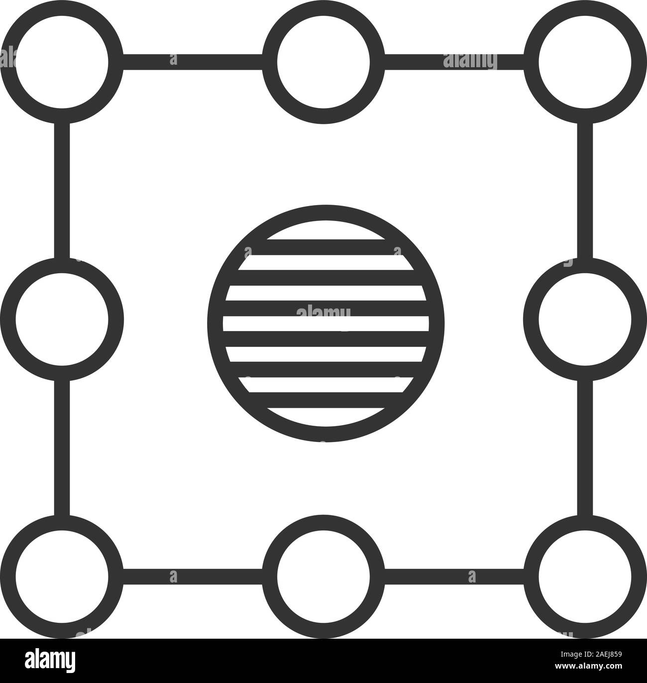 Isolation Symbol Linear Icon Thin Line Illustration Insulation