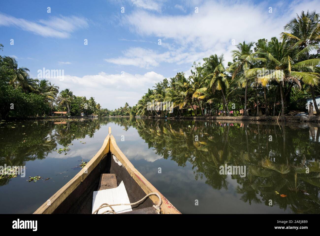 Exploring the Alleppey Backwaters, Kerala, India Stock Photo - Alamy