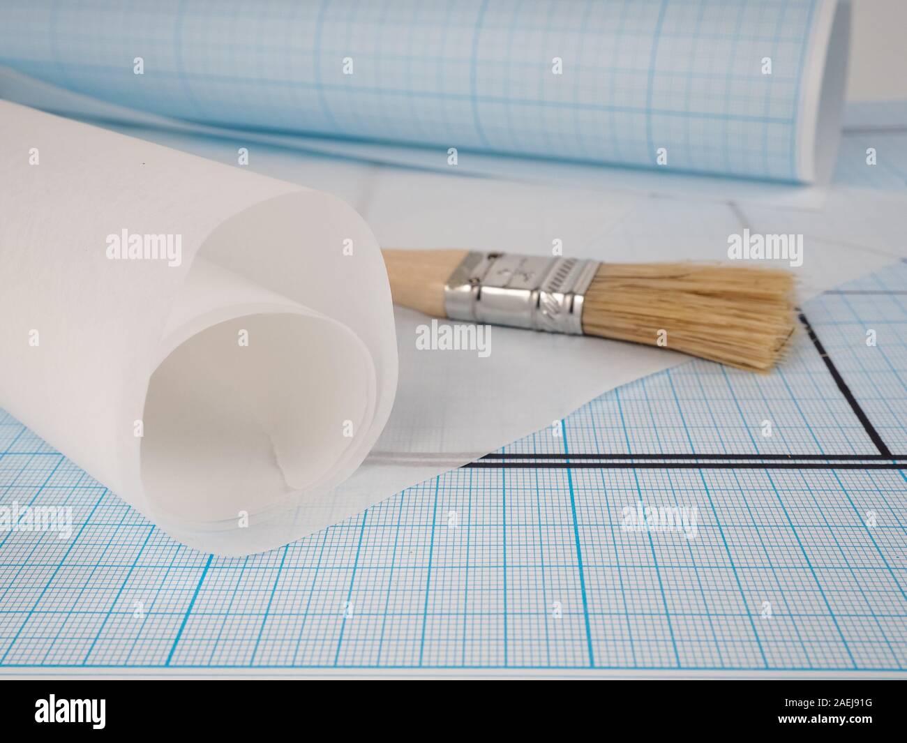 Floor plan paper hi-res stock photography and images - Alamy