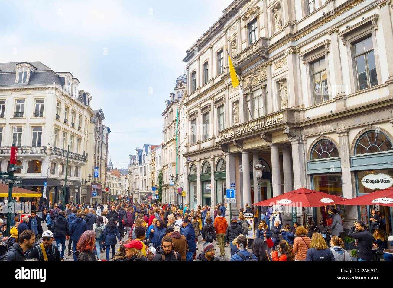 Brussels walk hi-res stock photography and images - Alamy