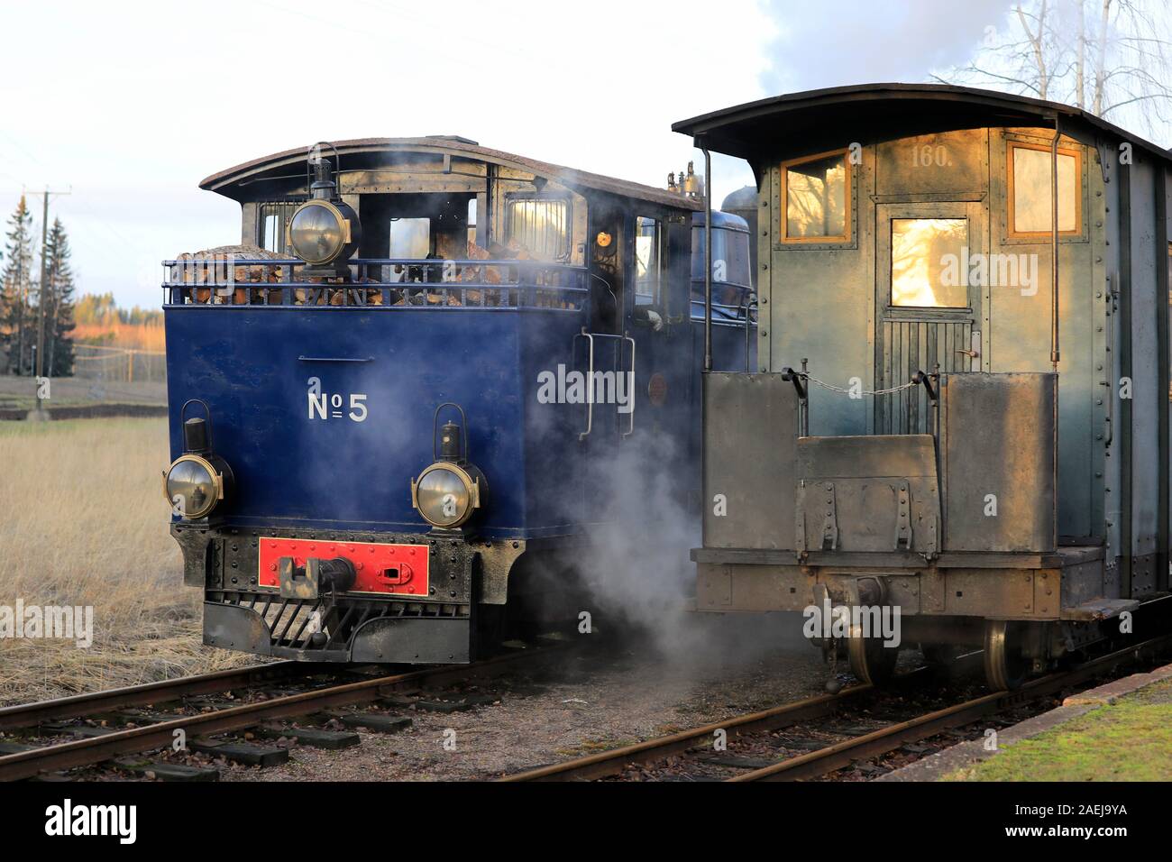 Old steam locomotive railway museum hi-res stock photography and images ...