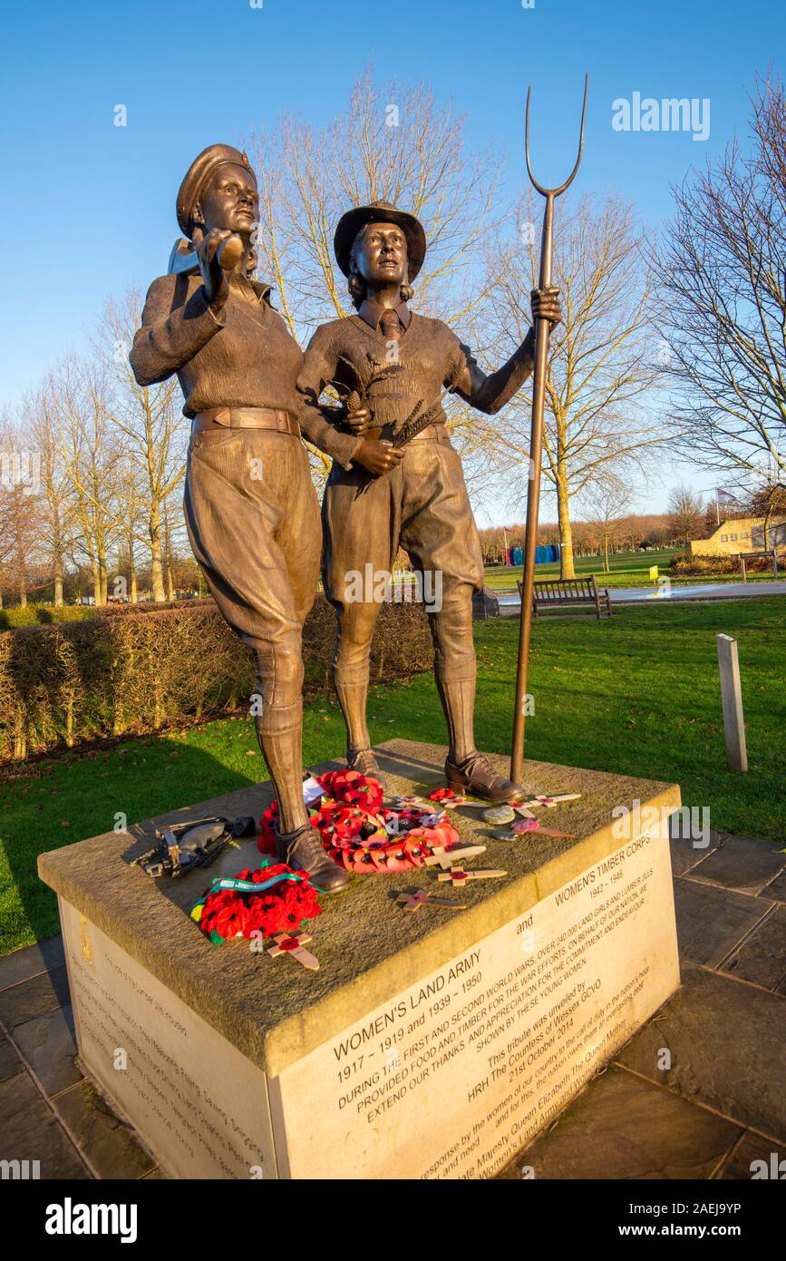 Land Army Tribute at the National Memorial Arboretum, Staffordshire ...