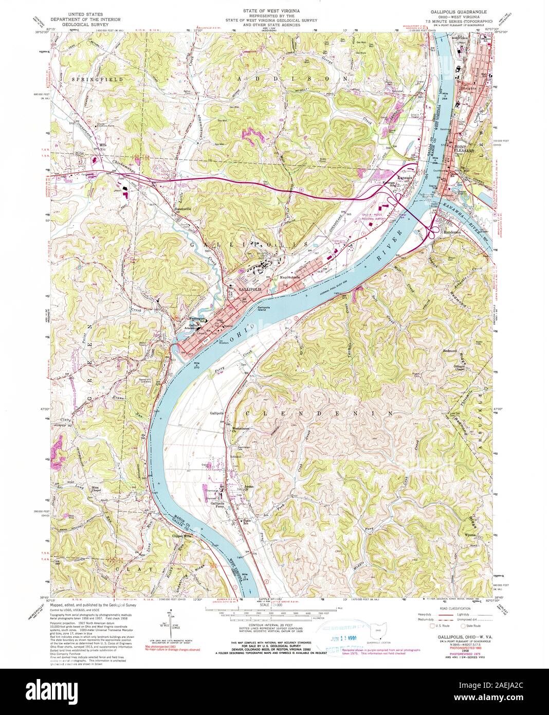 Map of gallipolis hi-res stock photography and images - Alamy
