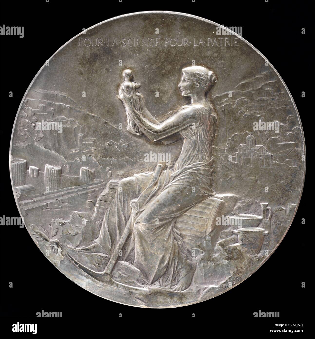 Louis-Oscar Roty's 1898 medal commemorates the fiftieth anniversary of ...