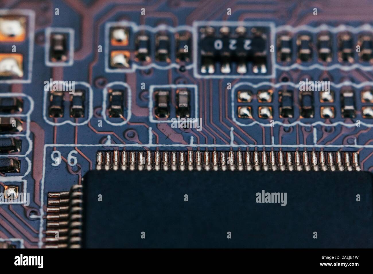 Circuit board repair. Electronic hardware modern technology ...