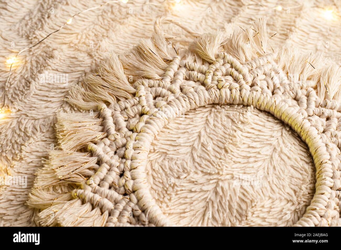 Circle Macrame High Resolution Stock Photography and Images - Alamy