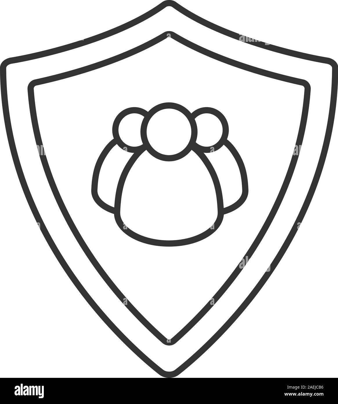 Security Emblems Line Drawings
