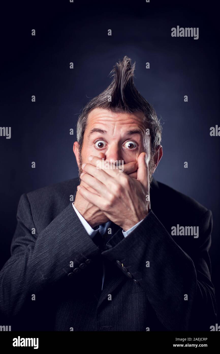 Man wearing suit hands open hi-res stock photography and images - Alamy