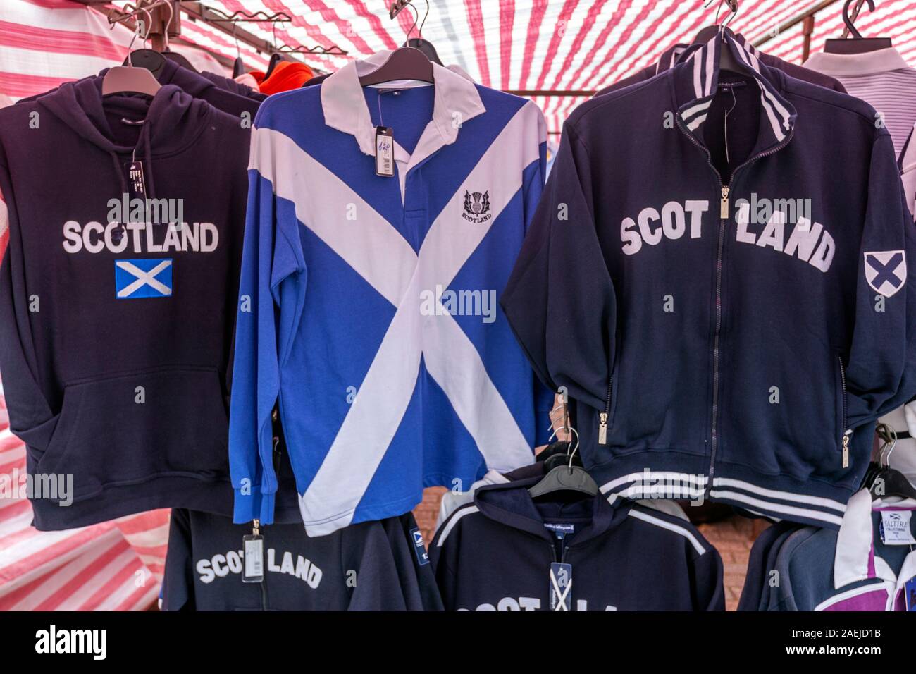 Scotland flag in sweatshirts hi-res stock photography and images - Alamy