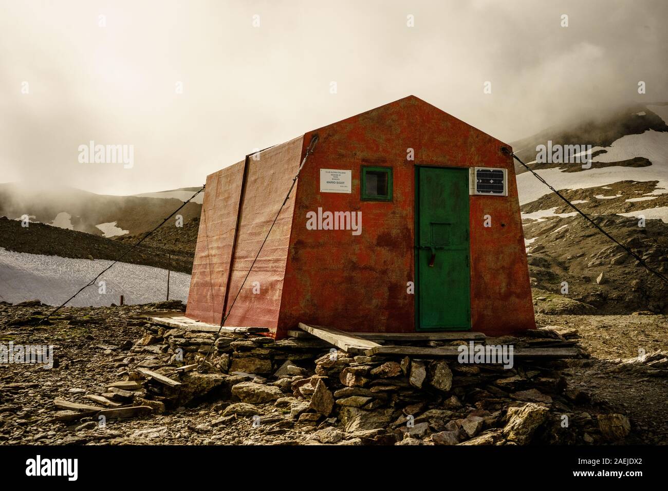 Bivac in Val di Susa Stock Photo - Alamy
