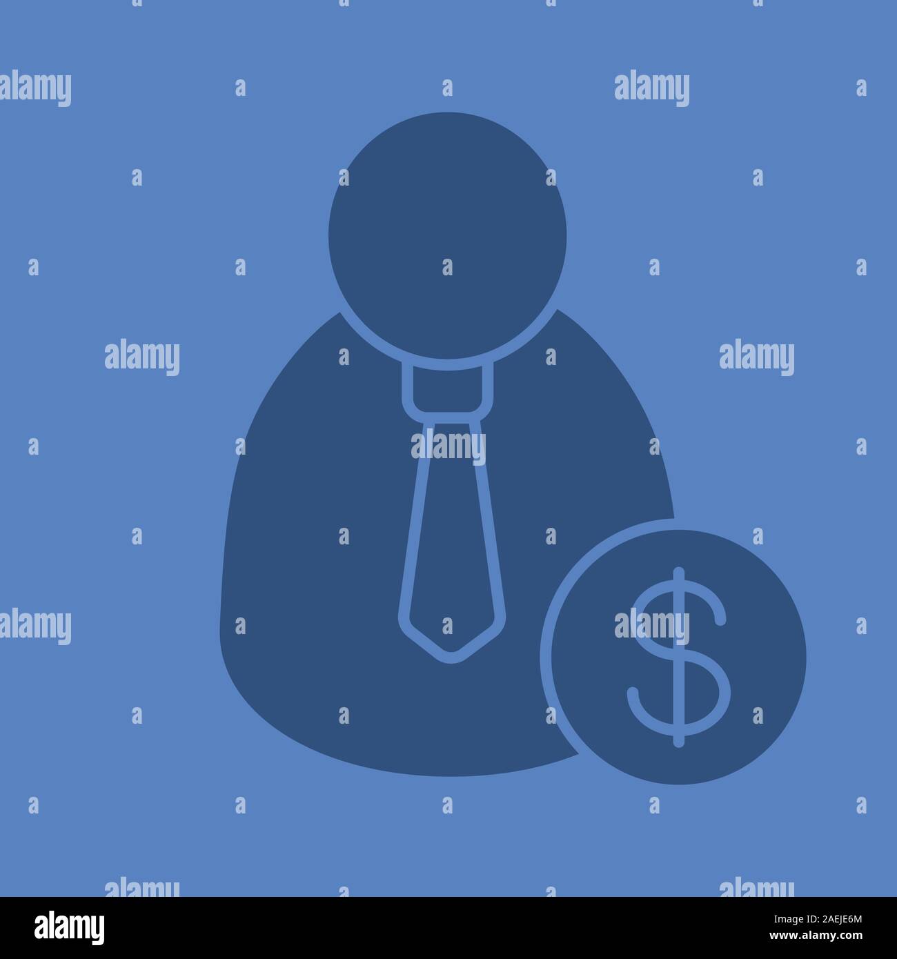 Staff hiring glyph color icon. HR management. Silhouette symbol ...