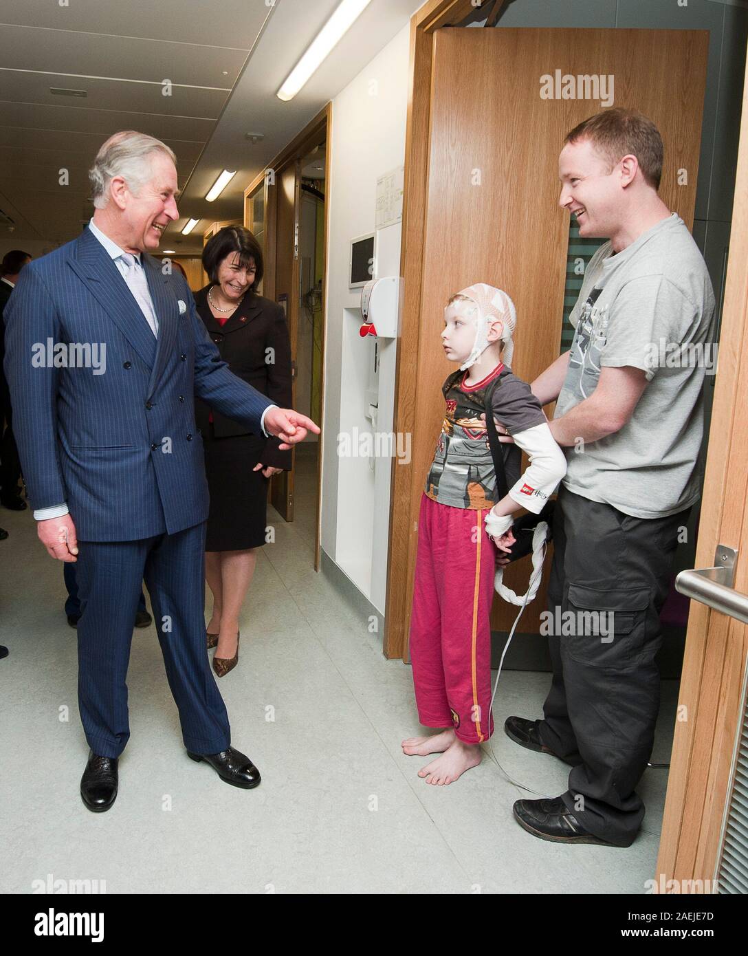 Prince Charles Prince of Wales meeting staff and patients including 9 ...