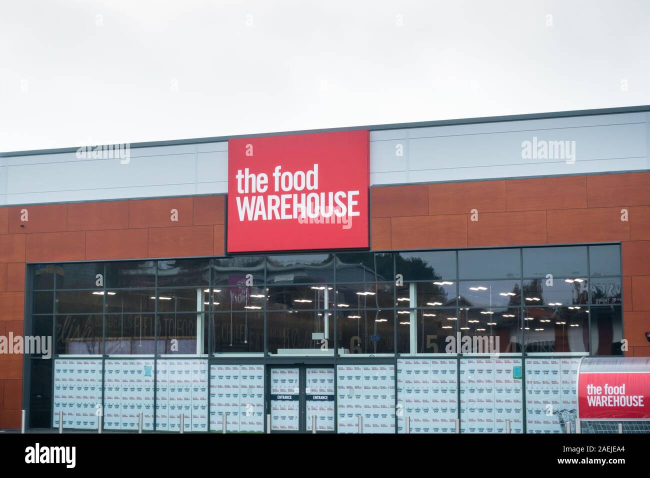 The Food Warehouse at Tower Retail Park in Poole, Dorset, UK Stock ...