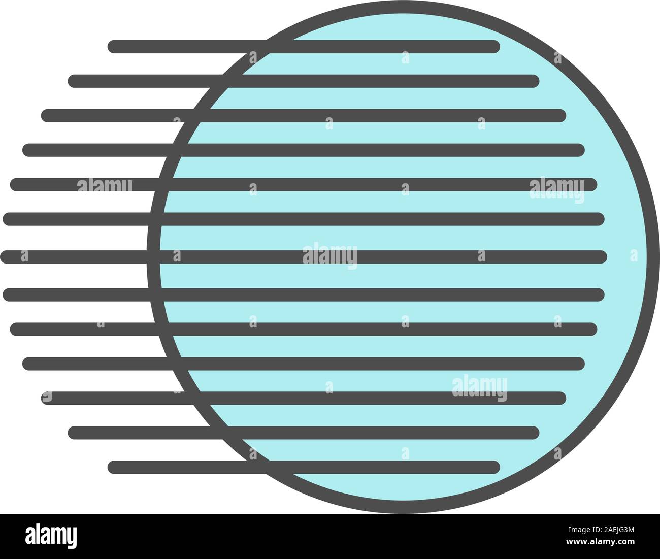 Movement symbol color icon. Dynamic motion concept. Isolated vector ...